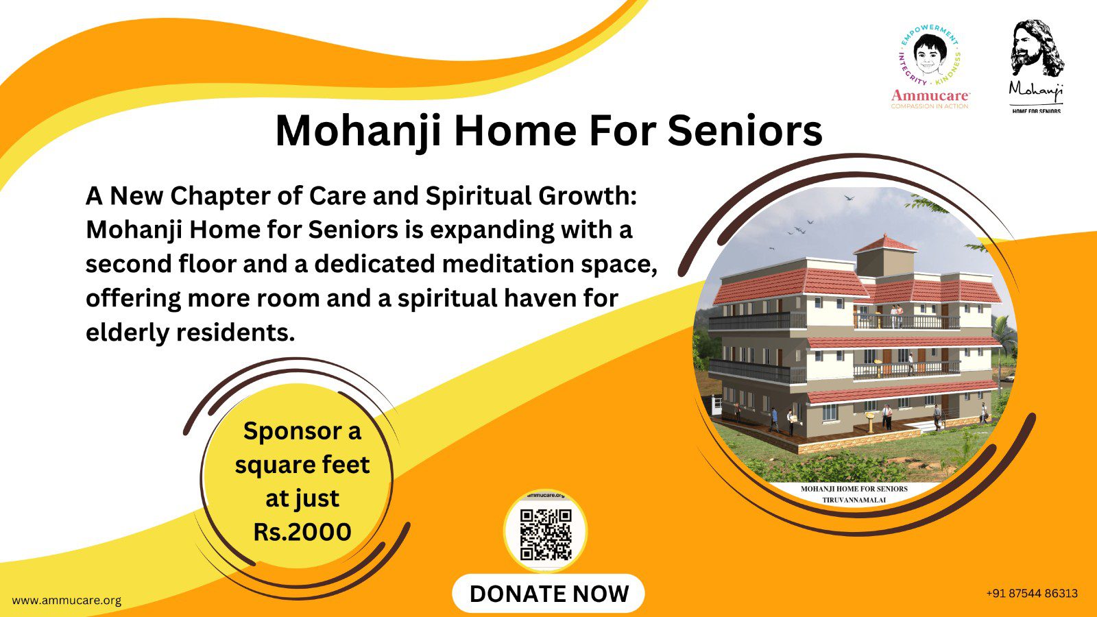 Support the Expansion of Mohanji Home for Seniors